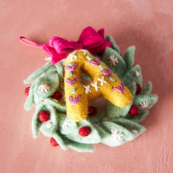 Anthropologie | Holiday | Htf Deck The Halls A Monogram Ornament | Poshmark